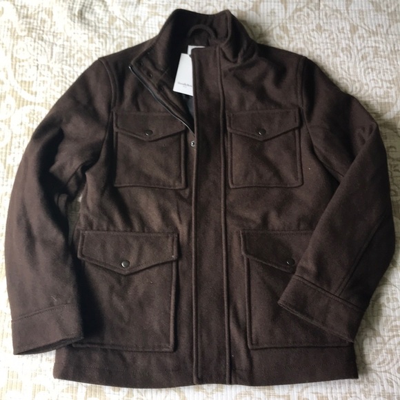 Goodfellow & Co | Jackets & Coats | Nwt Goodfellow Co Jacket Brown Wool ...